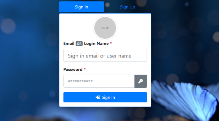 Sign Up & Sign In forms in Bootstrap 4 with PHP, MySql