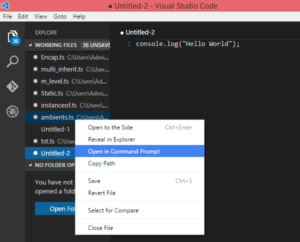 How to set up the environment of Typescript